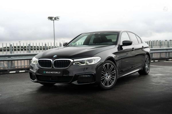 Melns BMW 520 2019 Viļņa, ar dzinēja tilpumu 2.00 L un nobraukumu 156 tūkst. km par 23900 €, foto 1 vietnē AUTOMOTO.COM.LV