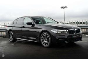 Black BMW 520 2019 in Vilnius, with an engine capacity of 2.00 L and mileage of 156 thousand km for 23900 €, photo 9 on AUTOMOTO.COM.LV