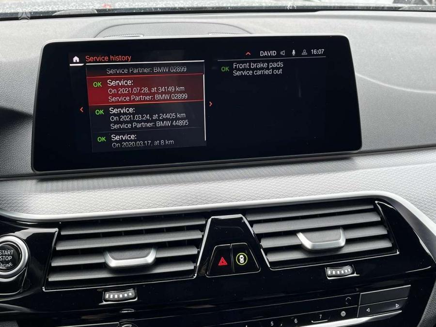 Melns BMW 520 2020 Kauņa, ar dzinēja tilpumu 2.00 L un nobraukumu 153 tūkst. km par 24900 €, foto 19 vietnē AUTOMOTO.COM.LV