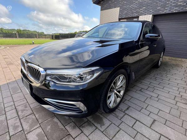 Black BMW 520 2020 in Telschi, with an engine capacity of 2.00 L and mileage of 220 thousand km for 18299 €, photo 2 on AUTOMOTO.COM.LV