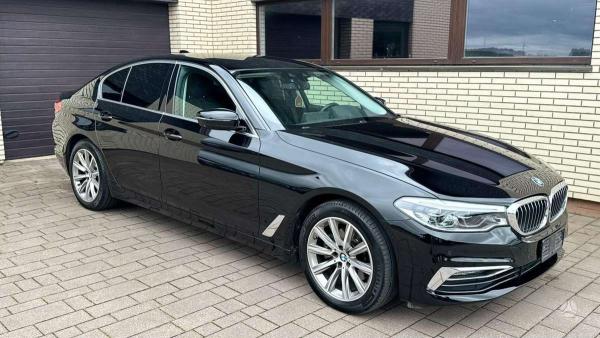 Black BMW 520 2020 in Telschi, with an engine capacity of 2.00 L and mileage of 220 thousand km for 18299 €, photo 7 on AUTOMOTO.COM.LV