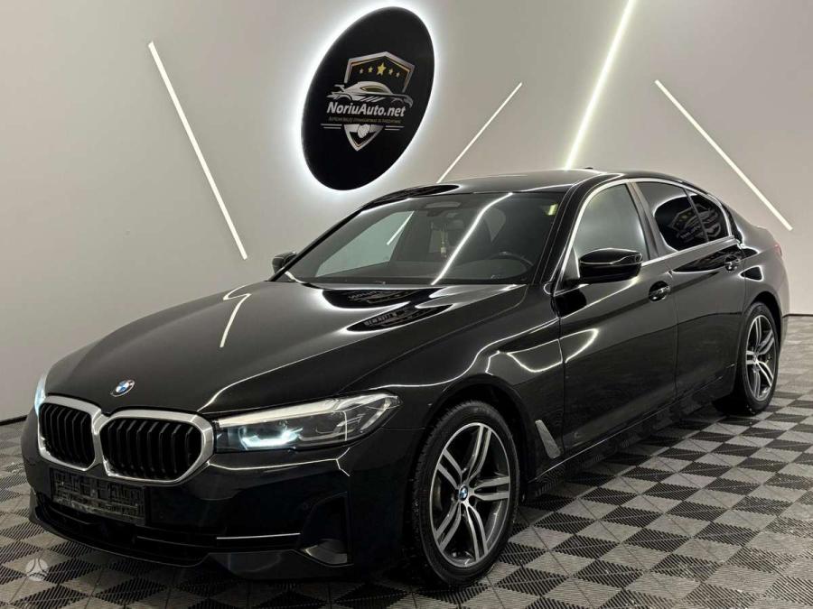 Black BMW 520 2021 in Marijampole, with an engine capacity of 2.00 L and mileage of 166 thousand km for 29999 €, photo 32 on AUTOMOTO.COM.LV