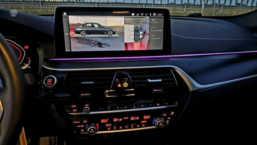Melns BMW 520 2021 Šauļi, ar dzinēja tilpumu 2.00 L un nobraukumu 250 tūkst. km par 25500 €, foto 32 vietnē AUTOMOTO.COM.LV