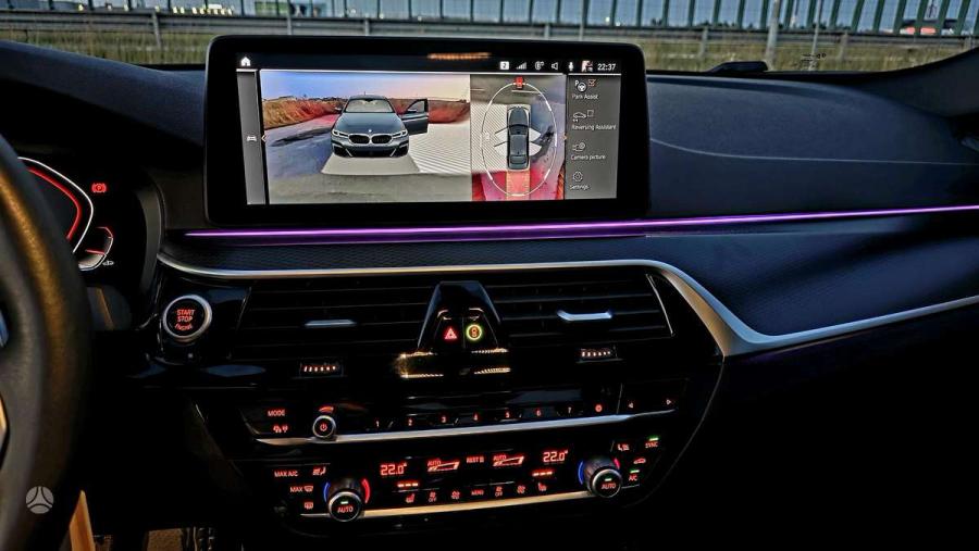 Melns BMW 520 2021 Šauļi, ar dzinēja tilpumu 2.00 L un nobraukumu 250 tūkst. km par 25500 €, foto 33 vietnē AUTOMOTO.COM.LV