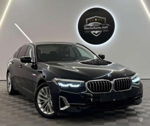 Melns BMW 520 2021 Marijampole, ar dzinēja tilpumu 2.00 L un nobraukumu 259 tūkst. km par 22750 €, foto  vietnē AUTOMOTO.COM.LV