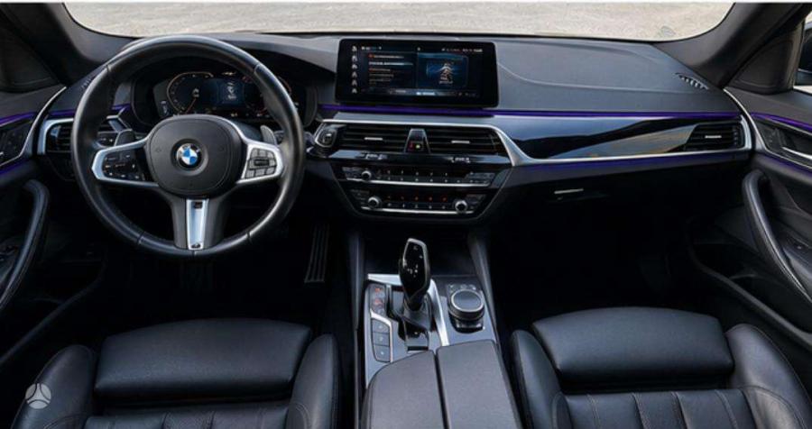 Melns BMW 520 2022 Viļņa, ar dzinēja tilpumu 2.00 L un nobraukumu 256 tūkst. km par 24450 €, foto 10 vietnē AUTOMOTO.COM.LV