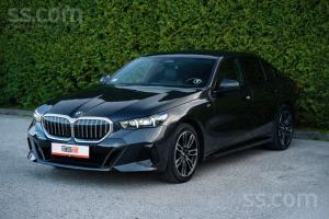 Black BMW 520 2024 in Riga, with an engine capacity of 2.00 L and mileage of 38 thousand km for 49500 €, photo  on AUTOMOTO.COM.LV