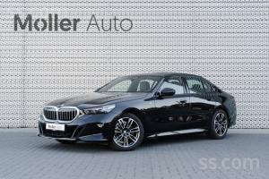 Black BMW 520 2024 in Riga, with an engine capacity of 2.00 L and mileage of 67 thousand km for 52650 €, photo  on AUTOMOTO.COM.LV