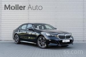 Black BMW 520 2024 in Riga, with an engine capacity of 2.00 L and mileage of 67 thousand km for 52650 €, photo 3 on AUTOMOTO.COM.LV