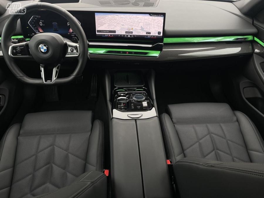 Black BMW 520 2025 in Kaunas, with an engine capacity of 2.00 L and mileage of 25 thousand km for 54992 €, photo 19 on AUTOMOTO.COM.LV