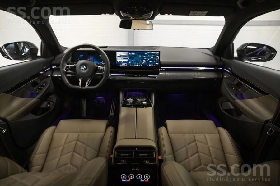 Black BMW 520 2025 in Tukums, with an engine capacity of 2.00 L and mileage of 30 thousand km for 55777 €, photo 12 on AUTOMOTO.COM.LV