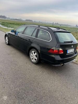 Black BMW 520 2005 in Prienai, with an engine capacity of 0.00 L and mileage of 329 thousand km for 2150 €, photo 5 on AUTOMOTO.COM.LV