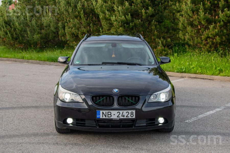 Black BMW 520 2005 in Talsi, with an engine capacity of 2.00 L and mileage of 343 thousand km for 3100 €, photo 3 on AUTOMOTO.COM.LV