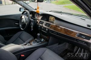 Black BMW 520 2005 in Talsi, with an engine capacity of 2.00 L and mileage of 343 thousand km for 3100 €, photo 6 on AUTOMOTO.COM.LV