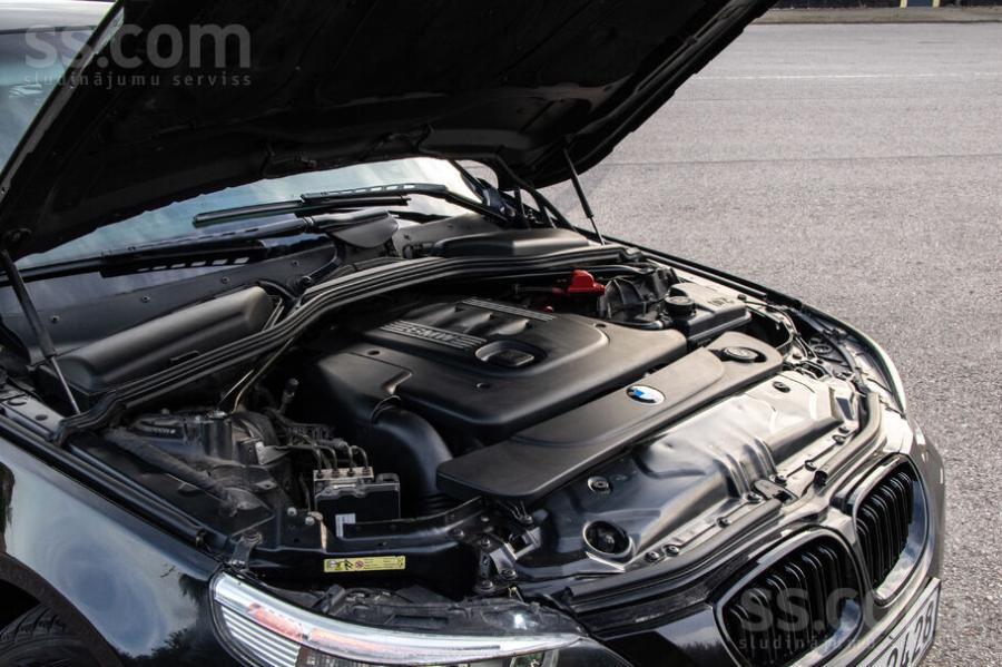 Black BMW 520 2005 in Talsi, with an engine capacity of 2.00 L and mileage of 343 thousand km for 3100 €, photo 15 on AUTOMOTO.COM.LV