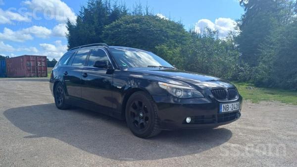 Black BMW 520 2005 in Talsi, with an engine capacity of 2.00 L and mileage of 345 thousand km for 2300 €, photo 2 on AUTOMOTO.COM.LV