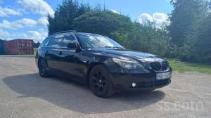 Black BMW 520 2005 in Talsi, with an engine capacity of 2.00 L and mileage of 345 thousand km for 2300 €, photo 3 on AUTOMOTO.COM.LV