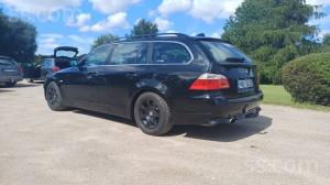Black BMW 520 2005 in Talsi, with an engine capacity of 2.00 L and mileage of 345 thousand km for 2300 €, photo 4 on AUTOMOTO.COM.LV