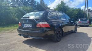 Black BMW 520 2005 in Talsi, with an engine capacity of 2.00 L and mileage of 345 thousand km for 2300 €, photo 5 on AUTOMOTO.COM.LV
