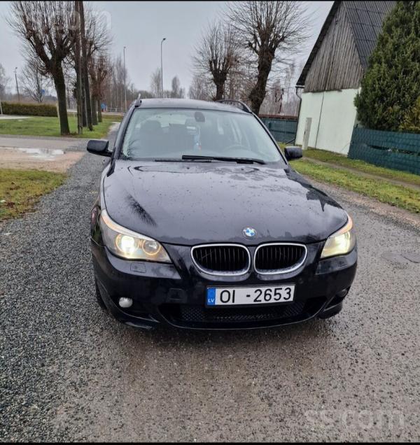 Melns BMW 520 2006 Jelgava, ar dzinēja tilpumu 2.00 L un nobraukumu 510 tūkst. km par 4200 €, foto 1 vietnē AUTOMOTO.COM.LV