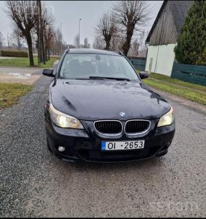 Melns BMW 520 2006 Jelgava, ar dzinēja tilpumu 2.00 L un nobraukumu 510 tūkst. km par 4200 €, foto  vietnē AUTOMOTO.COM.LV