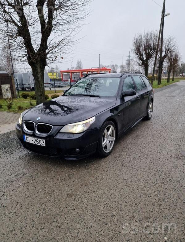 Melns BMW 520 2006 Jelgava, ar dzinēja tilpumu 2.00 L un nobraukumu 510 tūkst. km par 4200 €, foto 3 vietnē AUTOMOTO.COM.LV