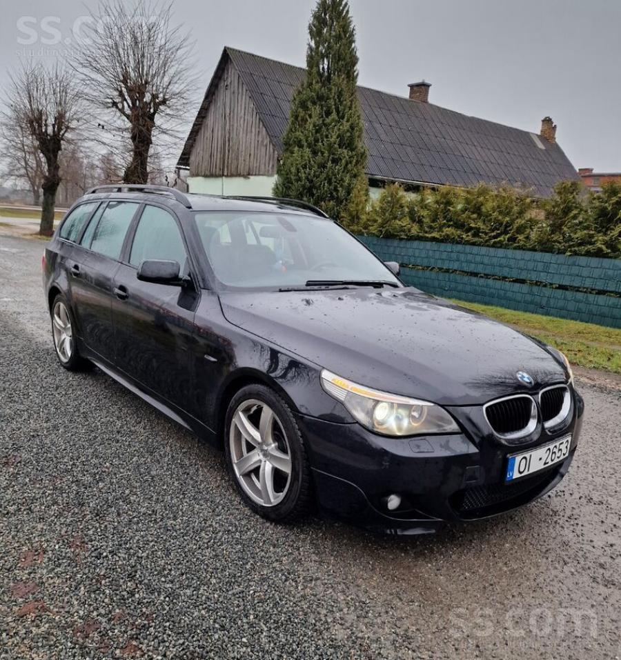 Melns BMW 520 2006 Jelgava, ar dzinēja tilpumu 2.00 L un nobraukumu 510 tūkst. km par 4200 €, foto 2 vietnē AUTOMOTO.COM.LV