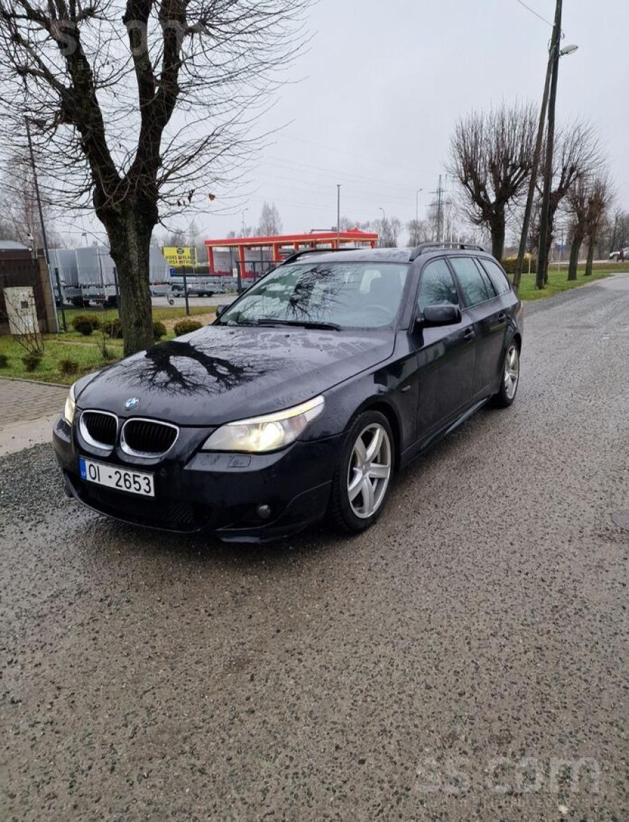 Melns BMW 520 2006 Jelgava, ar dzinēja tilpumu 2.00 L un nobraukumu 510 tūkst. km par 4200 €, foto 3 vietnē AUTOMOTO.COM.LV