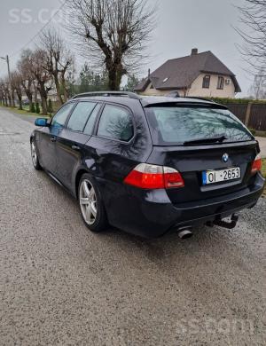 Melns BMW 520 2006 Jelgava, ar dzinēja tilpumu 2.00 L un nobraukumu 510 tūkst. km par 4200 €, foto 5 vietnē AUTOMOTO.COM.LV