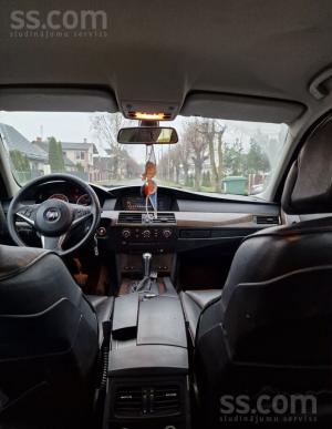 Melns BMW 520 2006 Jelgava, ar dzinēja tilpumu 2.00 L un nobraukumu 510 tūkst. km par 4200 €, foto 7 vietnē AUTOMOTO.COM.LV