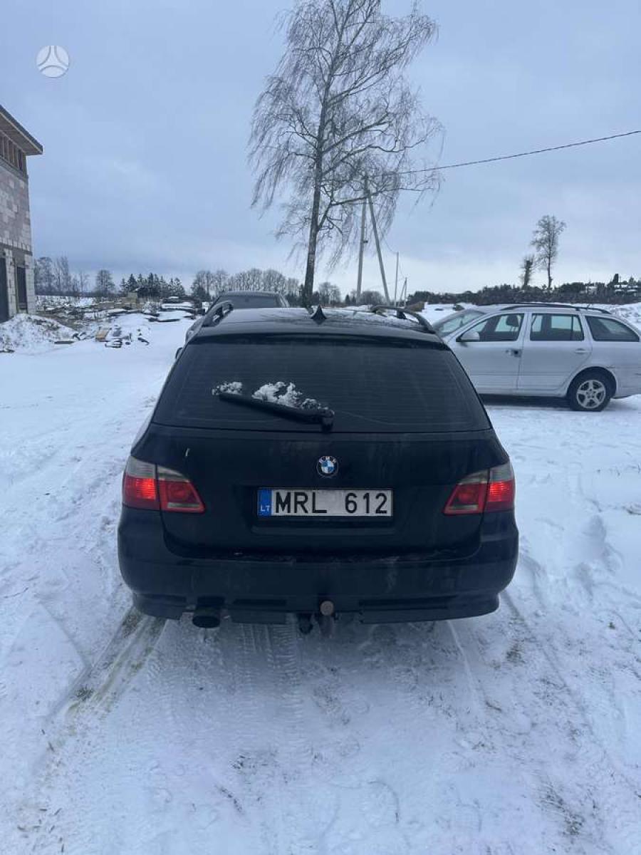 Melns BMW 520 2006 Lazdijai, ar dzinēja tilpumu 2.00 L un nobraukumu 491 tūkst. km par 3500 €, foto 2 vietnē AUTOMOTO.COM.LV