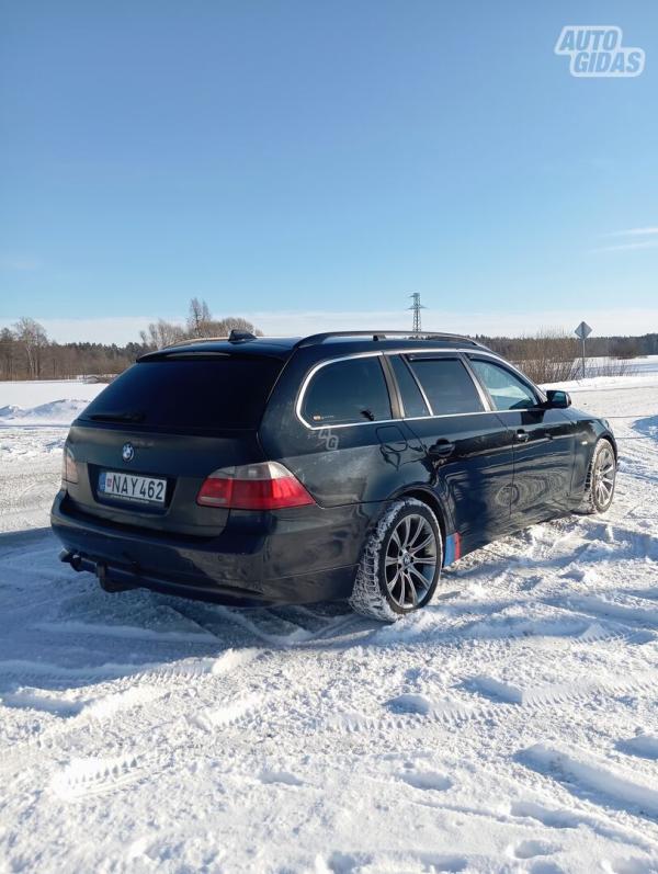 Melns BMW 520 2006 Kazlų Rūda, ar dzinēja tilpumu 2.00 L un nobraukumu 337 tūkst. km par 2650 €, foto 4 vietnē AUTOMOTO.COM.LV