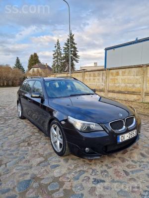 Black BMW 520 2006 in Jelgava, with an engine capacity of 2.00 L and mileage of 515 thousand km for 3600 €, photo 3 on AUTOMOTO.COM.LV