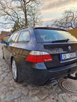 Black BMW 520 2006 in Jelgava, with an engine capacity of 2.00 L and mileage of 515 thousand km for 3600 €, photo 4 on AUTOMOTO.COM.LV