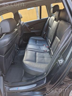 Black BMW 520 2006 in Jelgava, with an engine capacity of 2.00 L and mileage of 515 thousand km for 3600 €, photo 9 on AUTOMOTO.COM.LV