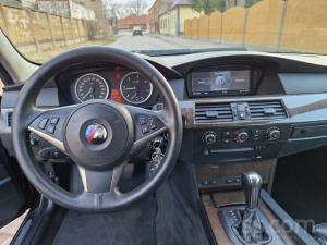 Black BMW 520 2006 in Jelgava, with an engine capacity of 2.00 L and mileage of 515 thousand km for 3600 €, photo 19 on AUTOMOTO.COM.LV