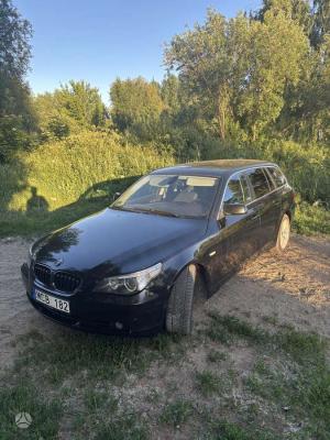 Black BMW 520 2006 in Klaipeda, with an engine capacity of 2.00 L and mileage of 395 thousand km for 1500 €, photo  on AUTOMOTO.COM.LV