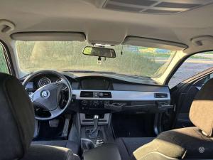 Black BMW 520 2006 in Klaipeda, with an engine capacity of 2.00 L and mileage of 395 thousand km for 1500 €, photo 7 on AUTOMOTO.COM.LV