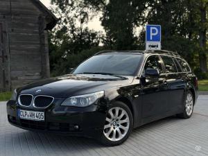 Black BMW 520 2006 in Rokiskis, with an engine capacity of 2.00 L and mileage of 400 thousand km for 2150 €, photo 3 on AUTOMOTO.COM.LV