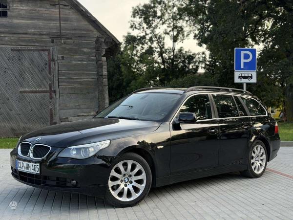 Black BMW 520 2006 in Rokiskis, with an engine capacity of 2.00 L and mileage of 400 thousand km for 2150 €, photo 4 on AUTOMOTO.COM.LV