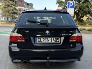 Black BMW 520 2006 in Rokiskis, with an engine capacity of 2.00 L and mileage of 400 thousand km for 2150 €, photo 12 on AUTOMOTO.COM.LV