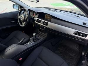 Black BMW 520 2006 in Rokiskis, with an engine capacity of 2.00 L and mileage of 400 thousand km for 2150 €, photo 17 on AUTOMOTO.COM.LV