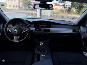 Black BMW 520 2006 in Rokiskis, with an engine capacity of 2.00 L and mileage of 400 thousand km for 2150 €, photo 20 on AUTOMOTO.COM.LV