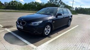 Black BMW 520 2007 in Rezekne, with an engine capacity of 2.00 L and mileage of 357 thousand km for 4200 €, photo 2 on AUTOMOTO.COM.LV