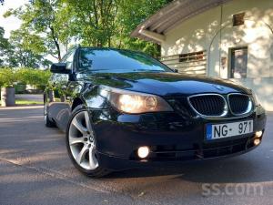 Black BMW 520 2007 in Riga, with an engine capacity of 2.00 L and mileage of 242 thousand km for 3999 €, photo  on AUTOMOTO.COM.LV