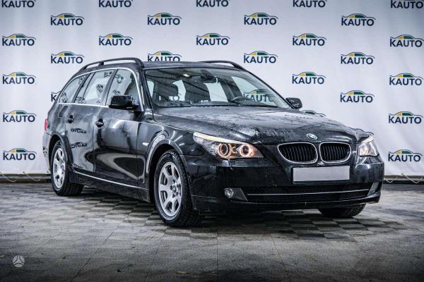 Melns BMW 520 2007 Kauņa, ar dzinēja tilpumu 2.00 L un nobraukumu 286 tūkst. km par 4990 €, foto 2 vietnē AUTOMOTO.COM.LV