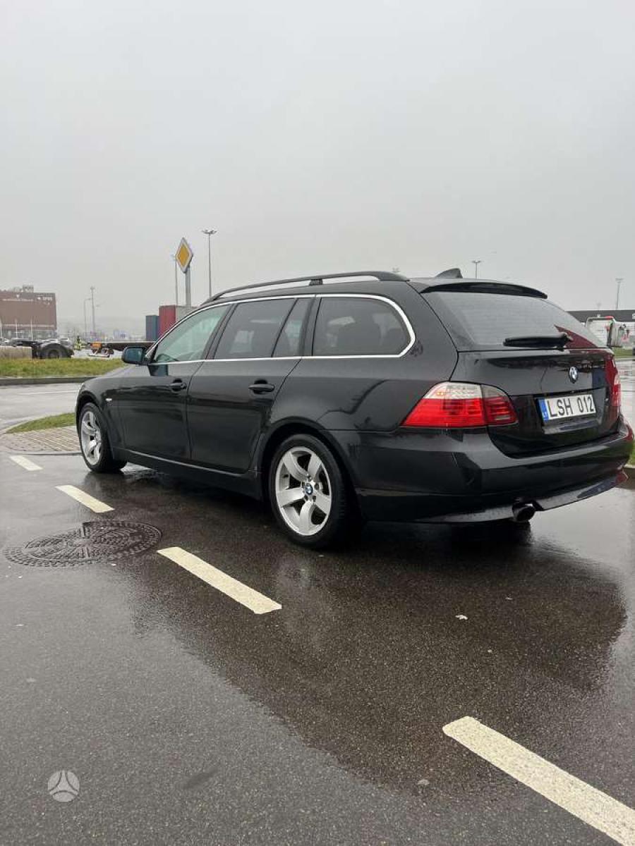 Melns BMW 520 2007 Klaipėda, ar dzinēja tilpumu 2.00 L un nobraukumu 405 tūkst. km par 3300 €, foto 3 vietnē AUTOMOTO.COM.LV