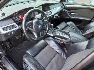 Black BMW 520 2007 in Riga, with an engine capacity of 2.00 L and mileage of 300 thousand km for 4000 €, photo 8 on AUTOMOTO.COM.LV
