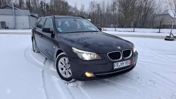 Melns BMW 520 2008 Vilkaviškis, ar dzinēja tilpumu 2.00 L un nobraukumu 345 tūkst. km par 3850 €, foto 2 vietnē AUTOMOTO.COM.LV