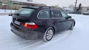 Black BMW 520 2008 in Vilkaviskis, with an engine capacity of 2.00 L and mileage of 345 thousand km for 3850 €, photo 3 on AUTOMOTO.COM.LV